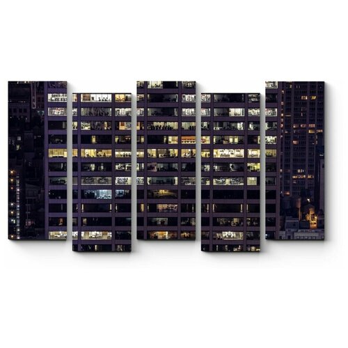 Модульная картина Окна Нью-Йорка150x87