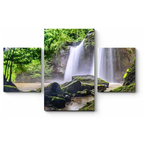 Модульная картина Райский водопад150x98