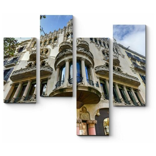 Модульная картина Неокласицизм в архитектуре Барселоны84x79