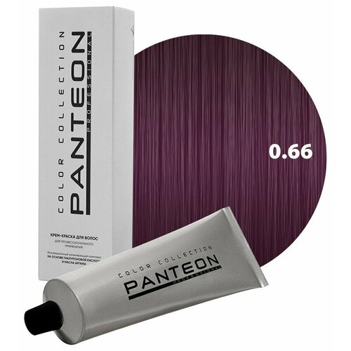 Panteon Color Collection Стойкая крем-краска для волос для профессионального применения, 0.66, Усилитель фиолетовый (Correct Violet)