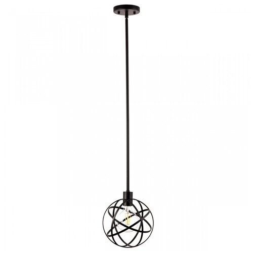 Потолочный светильник Lightstar Gabbia 732417, E27, 40 Вт, кол-во ламп: 1 шт., цвет: черный