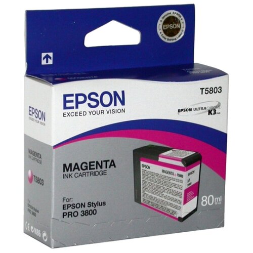 Картридж Epson C13T580300, 400 стр, пурпурный