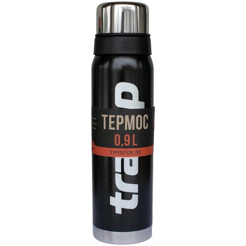 Классический термос пробка Tramp Expedition line, 0.9 л, черный