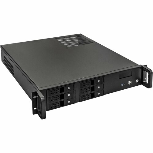 Корпус серверный ExeGate Pro 2U480-HS06 EX279753RUS, 500 Вт, black