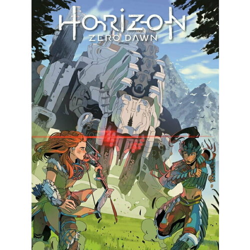 Плакат, постер на холсте Horizon Zero Dawn /игровые/игра/компьютерные герои персонажи. Размер 30 х 42 см