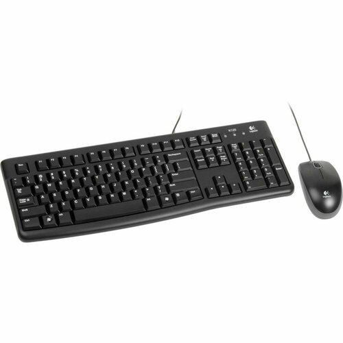 Комплект Logitech Desktop MK121 цвет черный, USB, RTL