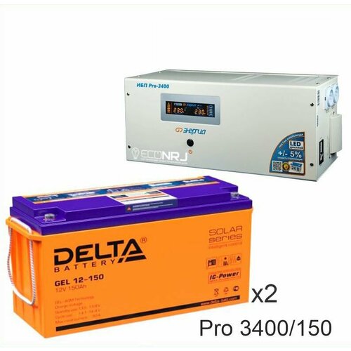 Энергия PRO-3400 + Аккумуляторная батарея Delta GEL 12-150