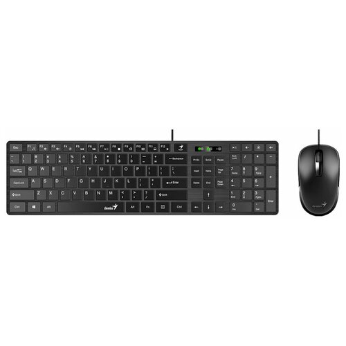 Набор клавиатура+мышь Genius SlimStar C126 (USB), Black (31330007402), 1 шт.