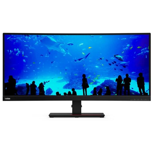 34" Монитор Lenovo ThinkVision T34w-20, 3440x1440, 60 Гц, *VA, черный