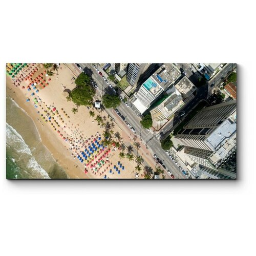 Модульная картина Бразильский пляж130x65