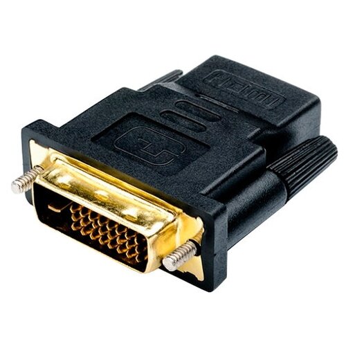 Переходник/адаптер Atcom DVI-D - HDMI (АТ1208), 1 шт., черный