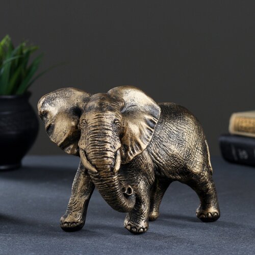 Фигура Слон африканский, бронза, Хорошие сувениры (1 шт.)