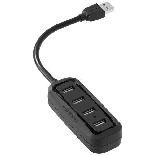 4-port USB2.0 Hub Vention VAS-J43-B100 Черный 1м