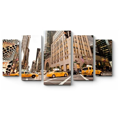 Модульная картина Центральная дорога Нью-Йорка190x105