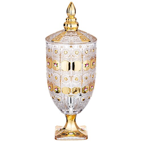 Диспенсер для напитков Lefard Gold Glass 195-173 2 шт. золотистый 2 шт. 52 см 19 см 4800 мл 19 см 19 см