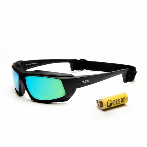 Солнцезащитные очки OCEAN OCEAN Paros Matt Black / Revo Blue Polarized lenses, черный