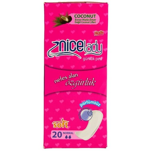 Женские ежедневные прокладки NICELADY SOFT 20 шт.