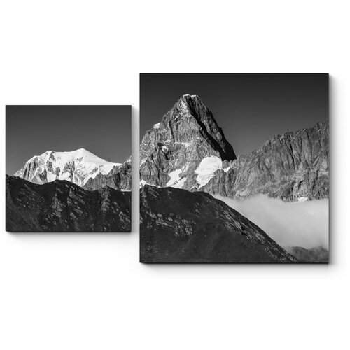 Модульная картина Величественные горы 90x54