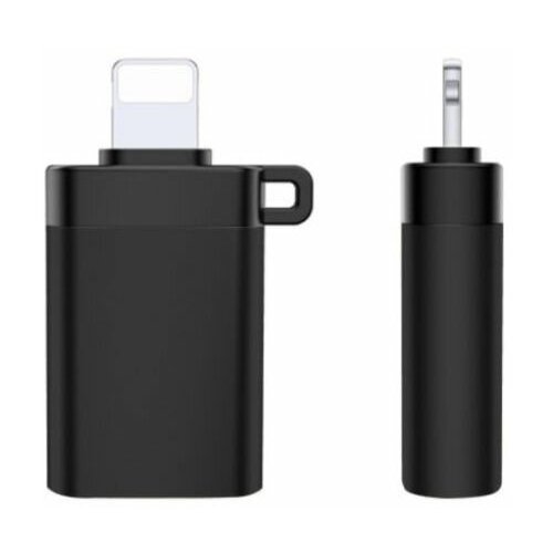 Адаптер переходник Lightning - USB OTG для iPhone, iPad, алюминиевый