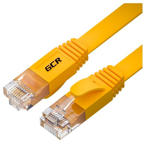 Патч-корд GCR RJ-45(M) - RJ-45 (M) (GCR-LNC65), 1.5 м, желтый