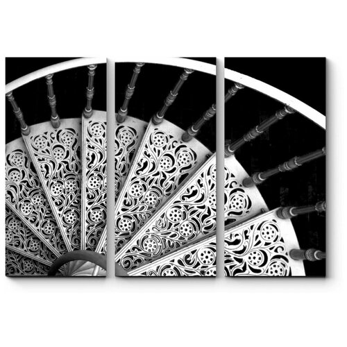 Модульная картина Винтажная лестница150x108