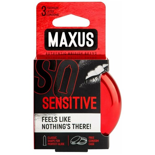 Maxus / Презервативы Maxus Sensitive ультратонкие 3шт 1 уп