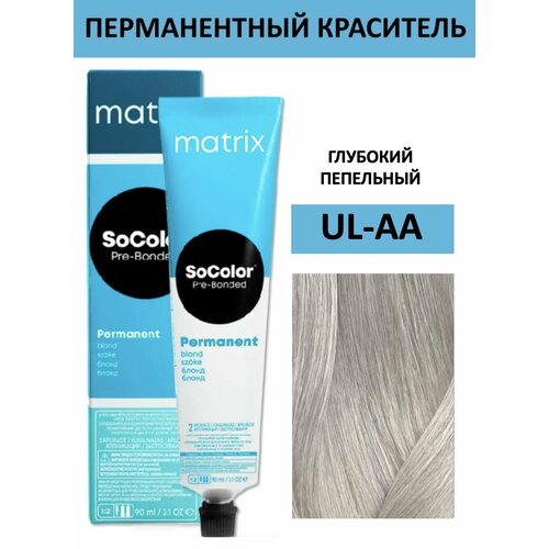 Matrix SoColor крем краска для волос UL-AA глубокий пепельный 90мл