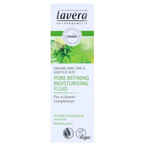 Lavera Pore Refining Moisturising Fluid Увлажняющий флюид для жирной кожи лица, 50 мл