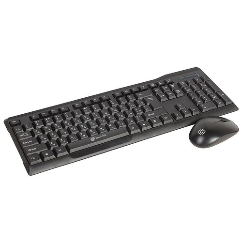 Комплект клавиатура + мышь OKLICK 230M Black USB, черный