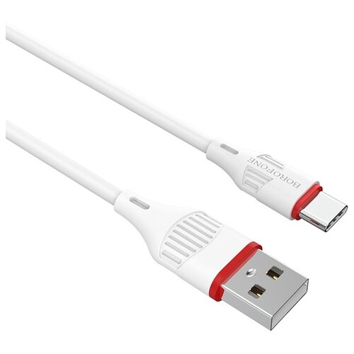 Кабель Borofone BX17 Enjoy USB - USB-C, 1 м, 1 шт., белый