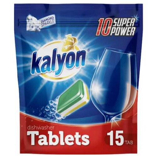 Турецкие Таблетки для посудомоечной машины 10 Суперсил KALYON DISHWASHING TAB ALL IN ONE WITH 30 шт