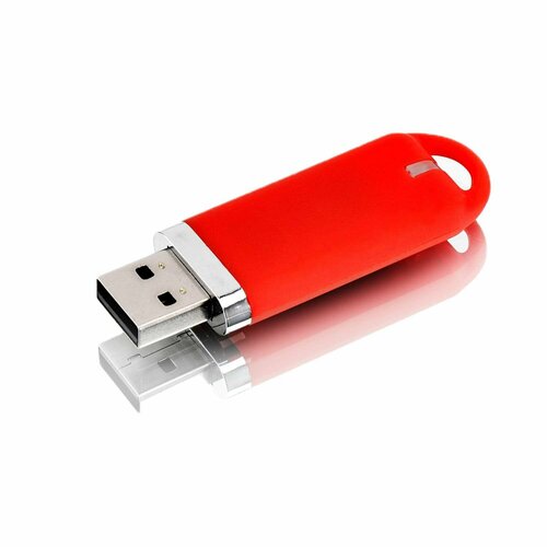 Флешка Memo, 64 ГБ, красная, USB 2.0, арт. F34 10шт