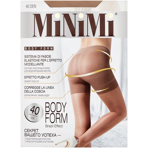 Колготки  MiNiMi Body Form, 40 den, размер 2/S, бежевый