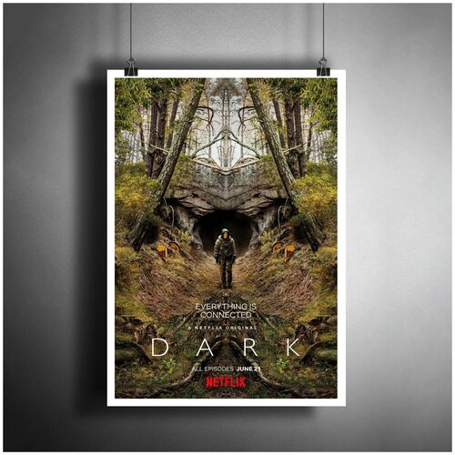 Постер плакат для интерьера "Сериал: Тьма. Dark"/ Декор дома, офиса, комнаты A3 (297 x 420 мм)