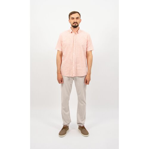 Рубашка , размер 48, розовый