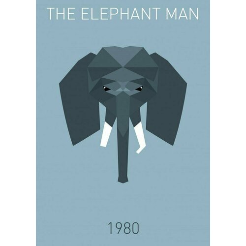 Плакат, постер на бумаге The Elephant Man/Человек-слон. Размер 21 х 30 см