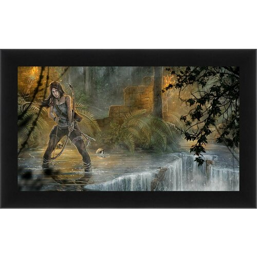 Плакат, постер на бумаге Tomb Raider. Размер 30х42 см