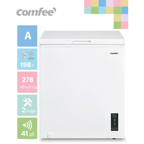 Морозильный ларь Comfee RCC268WH1R, белый