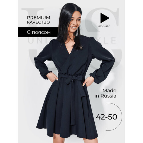 Платье Unique Style, размер 44, черный