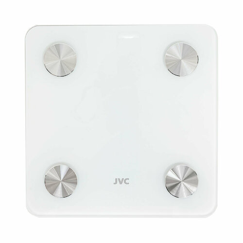 SMART напольные весы JVC управление со смартфона, до 180 кг / Весы диагностические с функцией BMI измерение жира, жидкости, мышечной и костной ткани