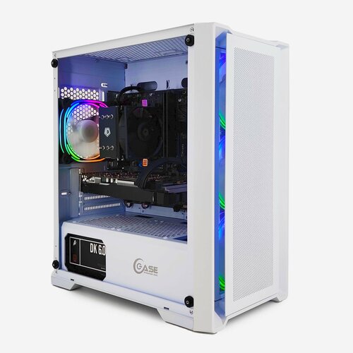 Игровой PC юкомс Ryzen 5 4600G, GTX 1050 Ti 4GB, SSD 120GB, 16GB DDR4, БП 450W, win 10 pro, White game case