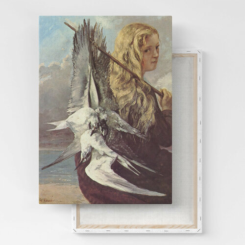 Картина на холсте, репродукция / Gustave Courbet / Гюстав Курбе / Размер 30 x 40 см