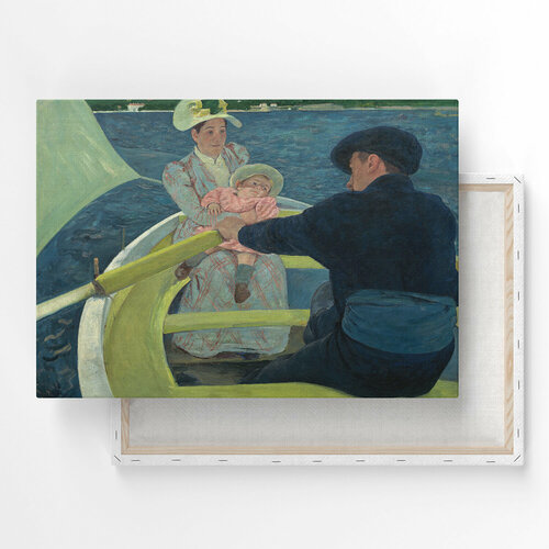 Картина на холсте, репродукция / Мэри Стивенсон Кэссетт - The Boating Party / Размер 40 x 53 см
