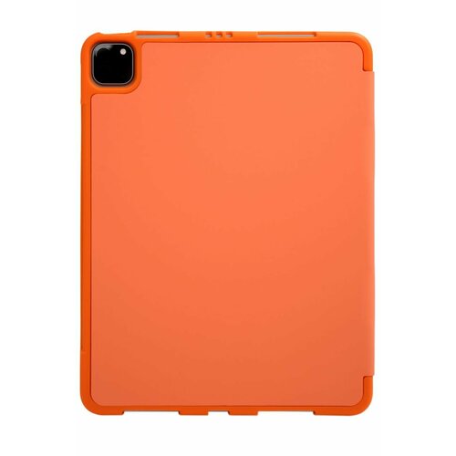 Чехол-книжка для iPad Pro 12.9 3 загиба силиконовый с рамкой Оранжевый