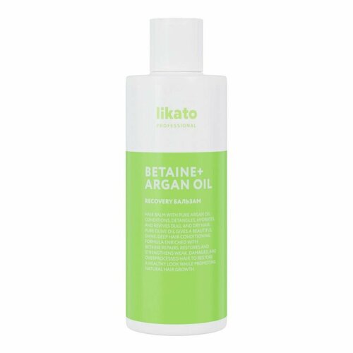 Likato Бальзам для волос восстанавливающий / Recovery Repairing Hair Balm Betaine + Argan Oil, 400 мл