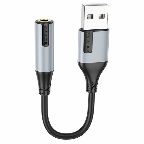 Аксессуар Borofone BV19 Creator USB-A - Jack 3.5mm Black 6941991108358