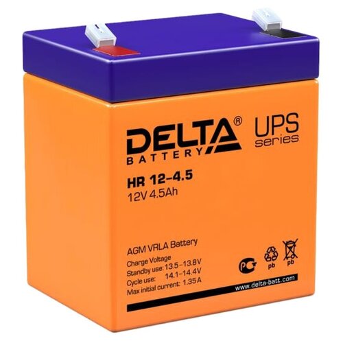 Аккумуляторная батарея DELTA Battery HR 12-4.5 12В 4.5 А·ч