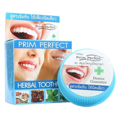 Зубная паста Prim Perfect Herbal Toothpaste, 25 мл, разноцветный