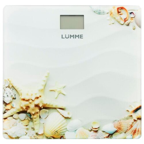 Весы электронные LUMME LU-1328 Sea beach, белый