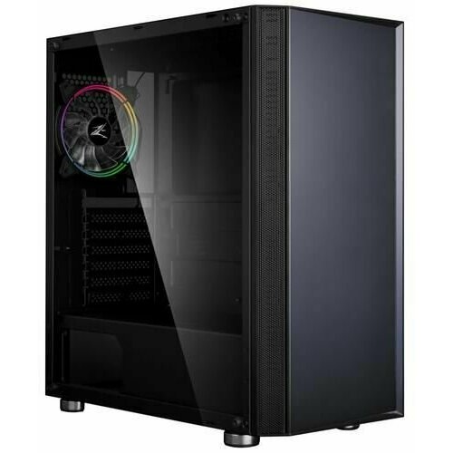 Корпус ZALMAN R2 черный, Mid-Tower, Mini-ITX, Standard-ATX, USB 2.0 Type-A, USB 3.2 Gen1 Type-A, RGB вентиляторы, 1 x 120 мм